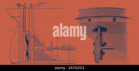 A detailed illustration showcasing the design of a steamboat ...