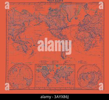 World Map - 1785 Stock Photo - Alamy