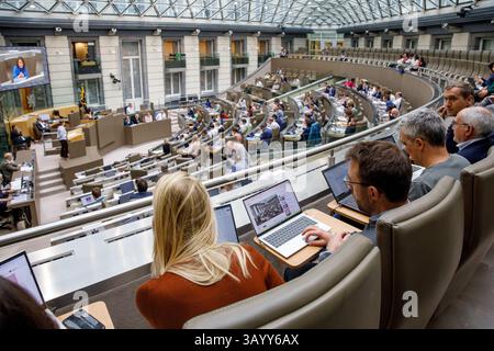 Illustration picture taken during a plenary session of the Flemish ...