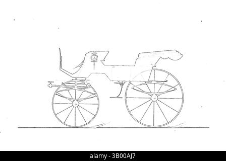 A stylized carriage with vibrant, glowing outlines stands against a ...