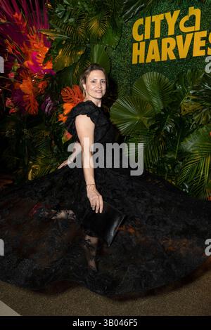 Leslie M. Simpson wearing dress by Christian Siriano attends City ...