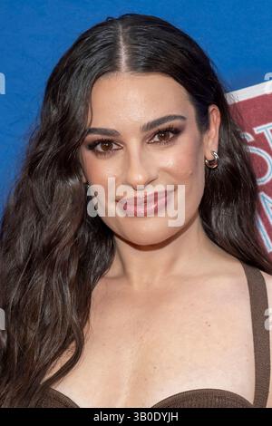 NEW YORK, NEW YORK - APRIL 23: Lea Michele attends "Just in Time ...