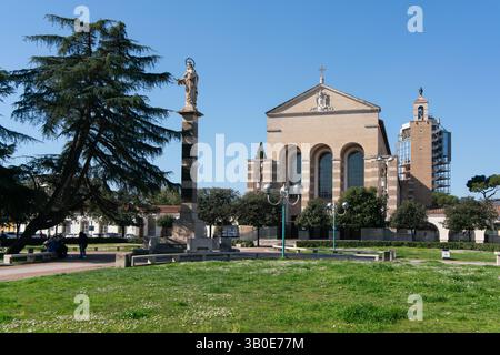 San Marco church, a building of the '30s in a fascist architectural ...