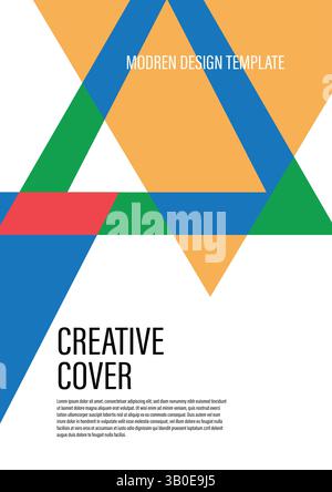 Abstract minimal geometric background. Modern graphic design template ...