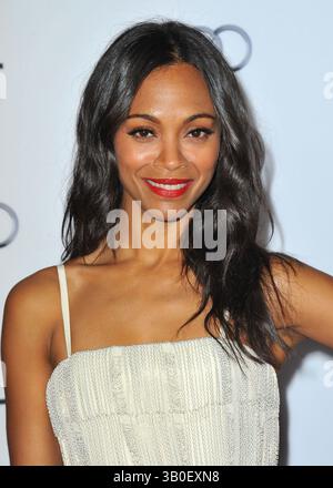 Zoe Saldana at the Out Of The Furnace Premiere at the AFI Fest held at ...