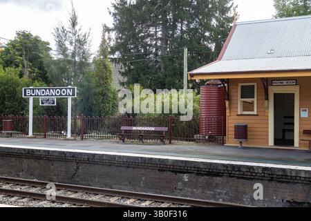 Bundanoon railway, rail network and station in this southern highlands ...