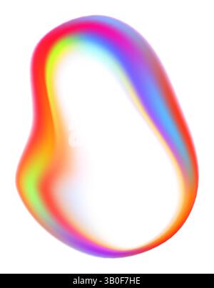 Rainbow Blob Shape Color Gradient Stock Vector Image & Art - Alamy