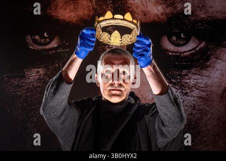 Andrew Wallace takes a closer look at the crown worn by actor Michael ...