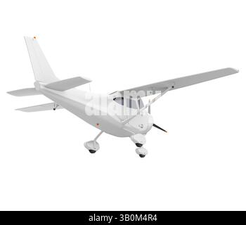 Small Airplane Isolated Stock Photo - Alamy