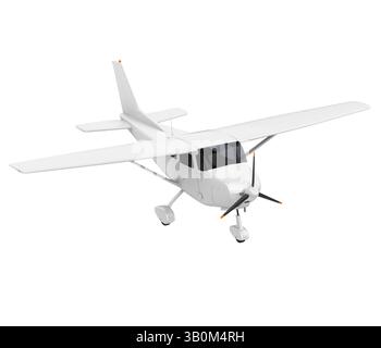 Small Airplane Isolated Stock Photo - Alamy