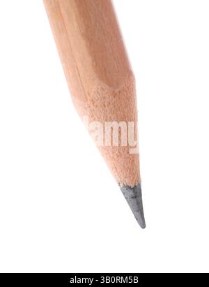 One sharp graphite pencil isolated on white Stock Photo - Alamy