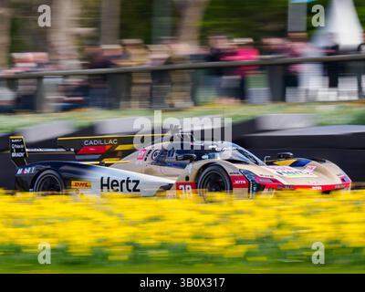 Cadillac Hertz Team JOTA car (starting no. 12) a Cadillac V‑Series.R ...
