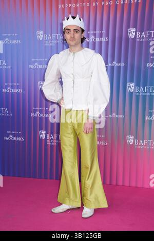 Luke Rollason attending the 2025 BAFTA Television Awards with P&O ...
