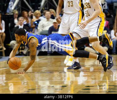 Golden State Warriors guard Pat Spencer during an NBA basketball game ...