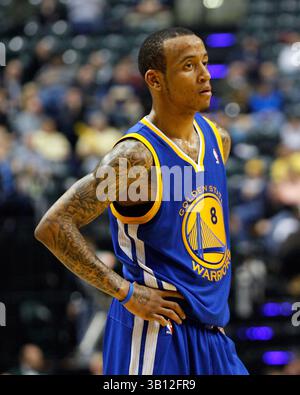Golden State Warriors guard Pat Spencer during an NBA basketball game ...