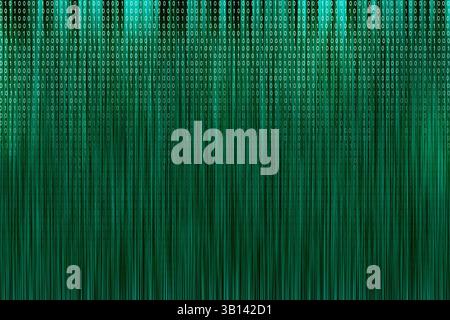 Abstract background, digital data matrix, illustration render Stock ...