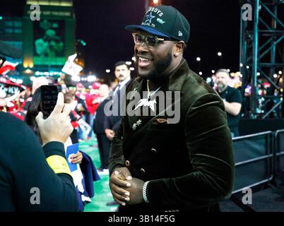 Dallas Cowboys guard Tyler Booker (52) walks off the field after a loss ...