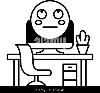 cartoon staring man Stock Vector Image & Art - Alamy