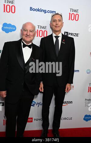 Wesley Sundquist and Tomas Cihlar attend the 2025 TIME 100 Most ...