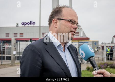 ENSCHEDE - Spokesman Ben Posthumus comments after an important meeting ...