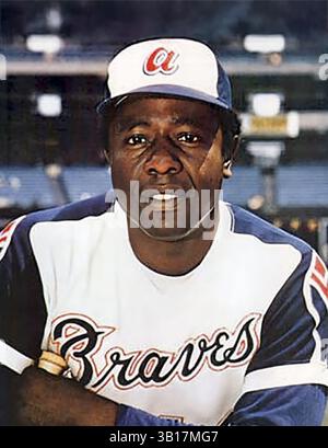 Hank Aaron. Portrait of the former professional baseball player, Henry ...