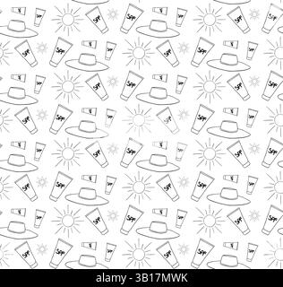 Seamless pattern with cosmetics products Stock Vector Image & Art - Alamy