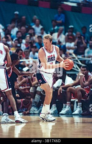 Larry Bird, (USA) 1992 Tournament of Americas Stock Photo - Alamy