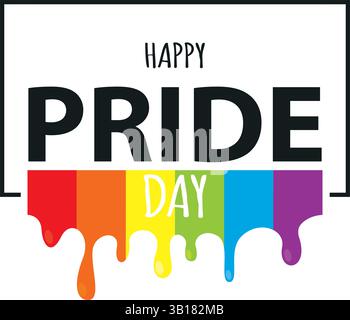 Dripping pride paint. Vector illustration Stock Vector Image & Art - Alamy