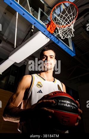 Alberto Abalde Diaz of Real Madrid gestures during Turkish Airlines ...