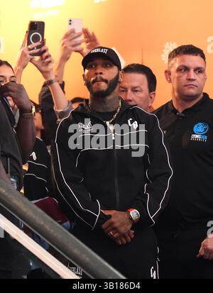 Conor Benn ahead of the weigh in at the Business Design Centre, London ...