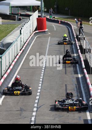 Rotax max Karts with Sodi Sigma chassis at the competition track of RKC ...