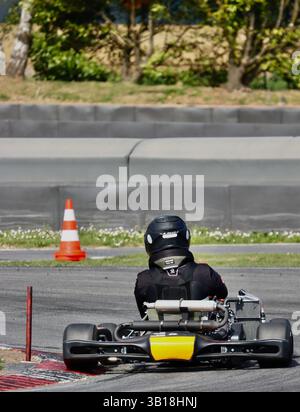 Rotax max Karts with Sodi Sigma chassis at the competition track of RKC ...