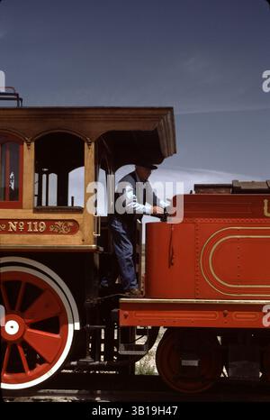 Replicas of the Central Pacific Jupiter and Union Pacific No. 119 ...