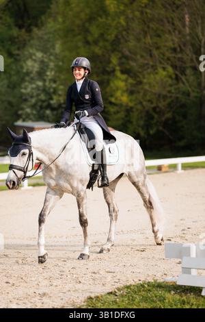 Alexa Gartenberg of United States of America with Cassie during the ...