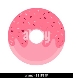 VALENTINE DONUT Delicious Valentine Day Treat Sweet Bakery Decorated ...