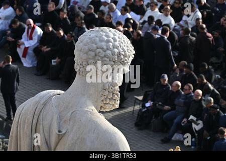Funeral ceremony of the late Pope Francis at St. Peter's Square in the ...