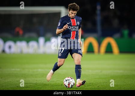 Joao Neves of PSG during the French championship Ligue 1 football match ...