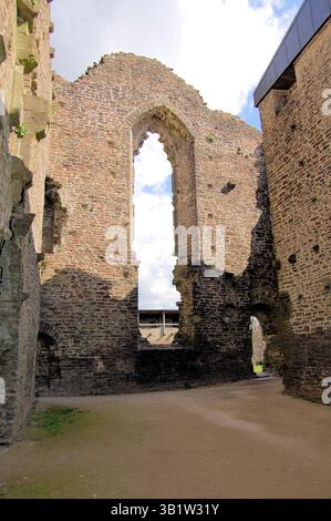 The Great Hall Caerphilly castle Wales UK Stock Photo - Alamy