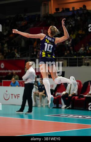 Arina Fedorovtseva (Fenerbahce Medicana Istanbul) and Alessia Orro ...