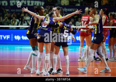 Galatasaray Daikin Istanbul players during 8th Memorial Giampaolo ...