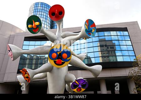 Art Sculpture Shibuya Area Tokyo Japan Stock Photo - Alamy