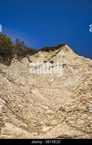 natural landscape formed by rainwater erosion depicting the earth ...