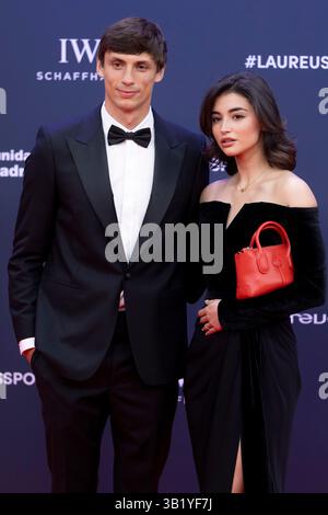 Robin Le Normand and Cassandra Cano attended 'the Laureus World Sports ...