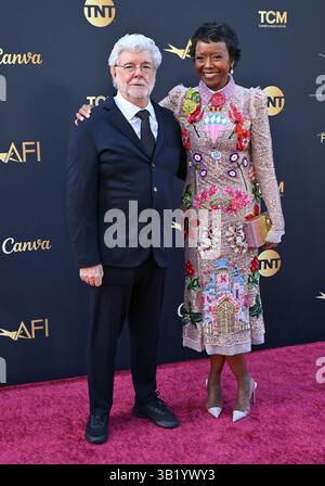Ca. 26th Apr, 2025. Mellody Hobson, George Lucas at arrivals for 50th ...