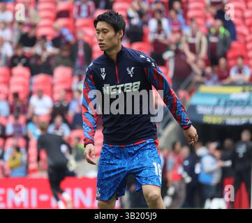 Daichi Kamada of Crystal Palace during the Burnley v Crystal Palace Premier League match at Turf ...