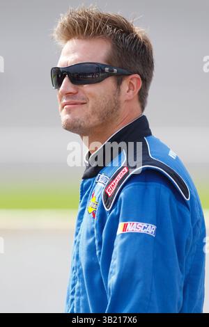 J.J. Yeley during a NASCAR Cup Series auto race Sunday, Nov. 2, 2025 ...