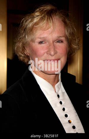 Glenn Close arriving at the opening night of "Festen" at the Music Box ...