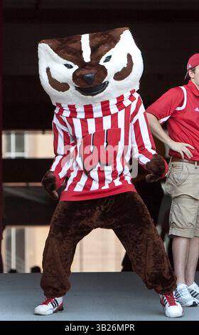 MADISON, WI - SEPTEMBER 20: Wisconsin Badgers quarterback Hunter ...