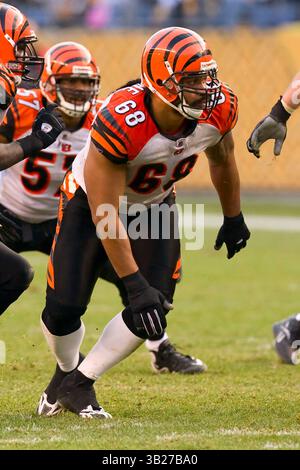 Cincinnati Bengals defensive end Jonathan Fanene (68) during an NFL ...