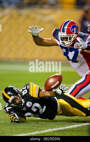 Pittsburgh Steelers wide receiver Brandon Johnson runs a drill during ...